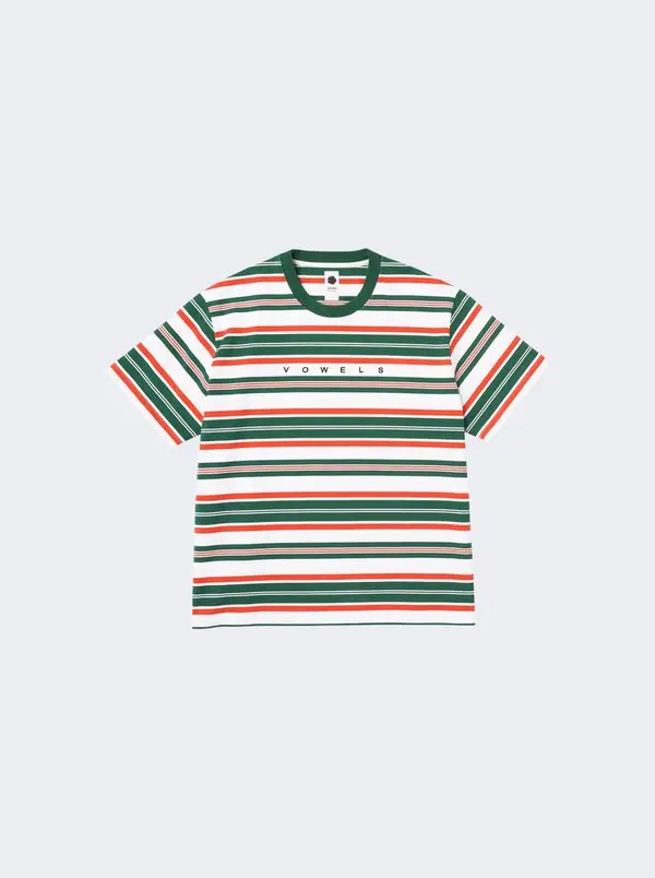 VOWELS Short Sleeve Stripe Tee 7-eleven - Multi