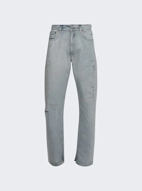 MAISON MARGIELA 5 Pocket Jeans Light Blue - Light  Blue