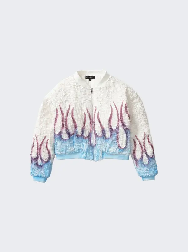 WHO DECIDES WAR BY EV BRAVADO Husk Flame Bomber Jacket