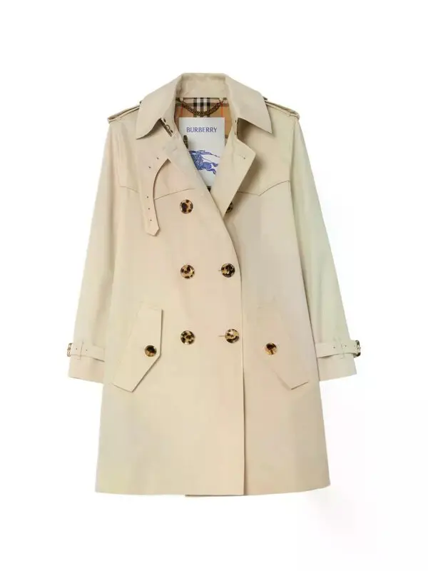 Burberry Short Summerside Gabardine Trench Coat