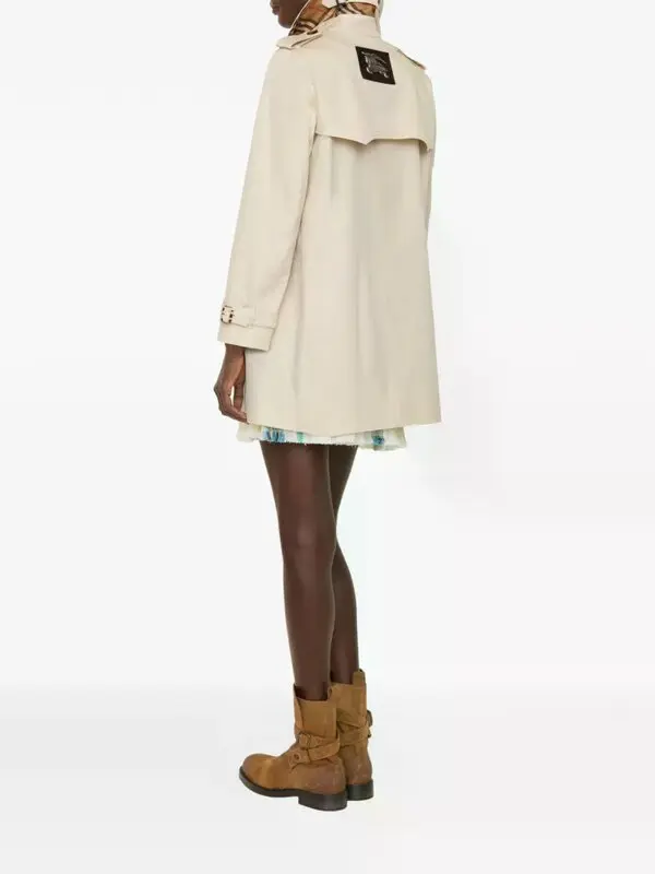 Burberry Short Summerside Gabardine Trench Coat