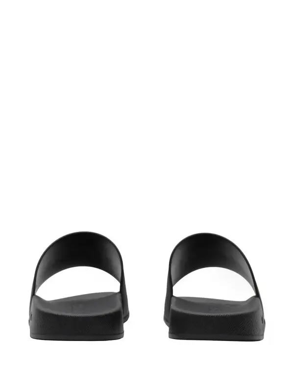 Burberry Logo Slides - Black
