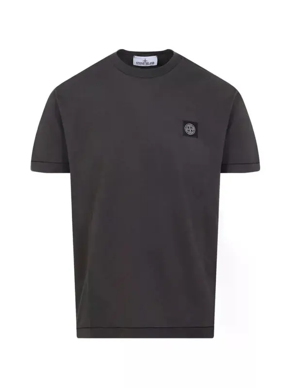 Stone Island Logo Patch T-shirt - Grey