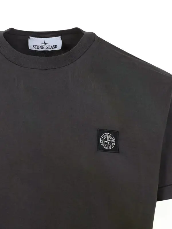 Stone Island Logo Patch T-shirt - Grey