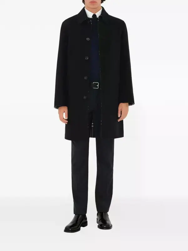 Burberry Mid-length Wool Twill Car Coat