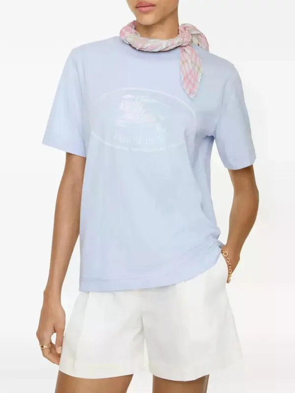 Burberry Knight Stamp Cotton T-shirt