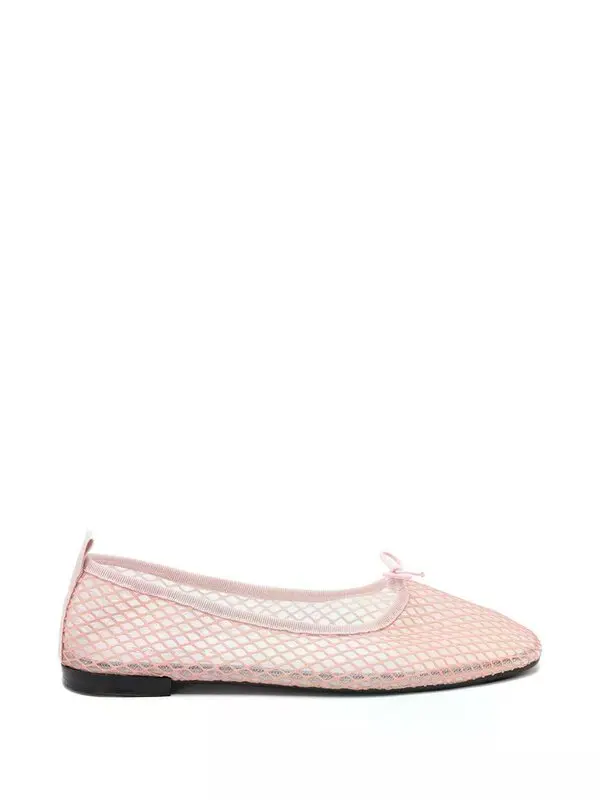 Repetto Mesh Bow-detail Ballet Flats