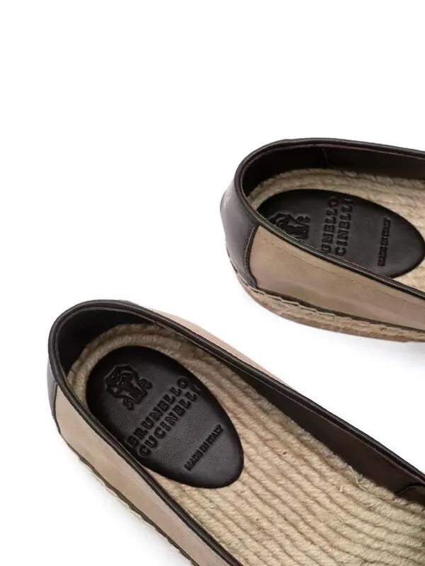 Brunello Cucinelli Two-tone Espadrilles - Neutrals