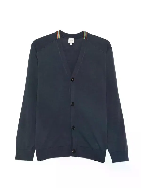 Paul Smith Signature Stripe V-neck Cardigan