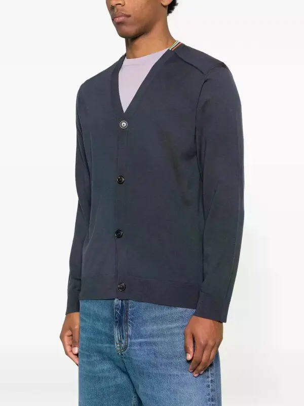 Paul Smith Signature Stripe V-neck Cardigan