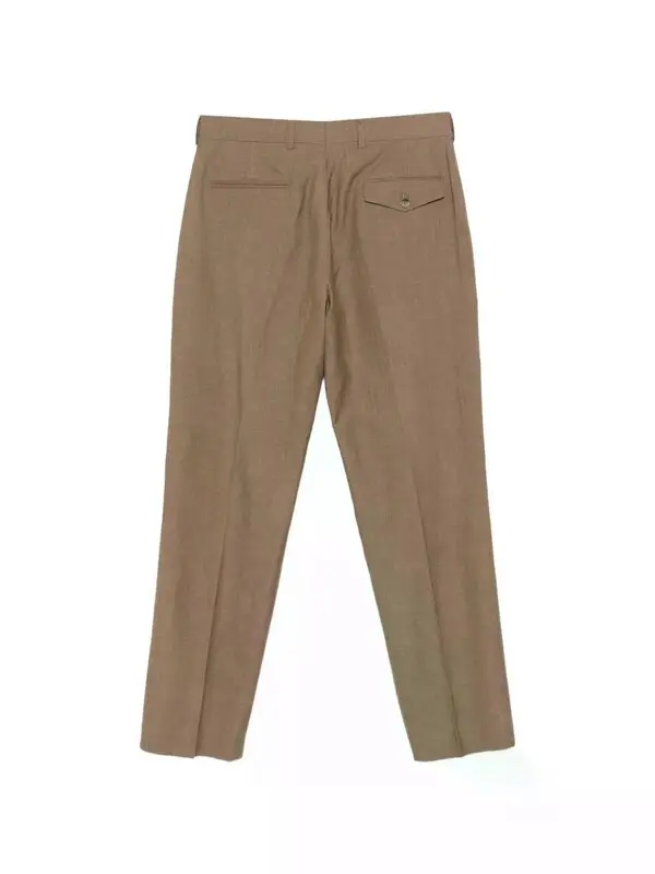 Paul Smith Zip-fly Fastening Tailored Trousers - Brown