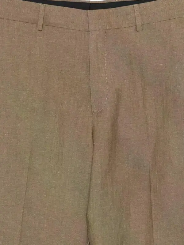 Paul Smith Zip-fly Fastening Tailored Trousers - Brown