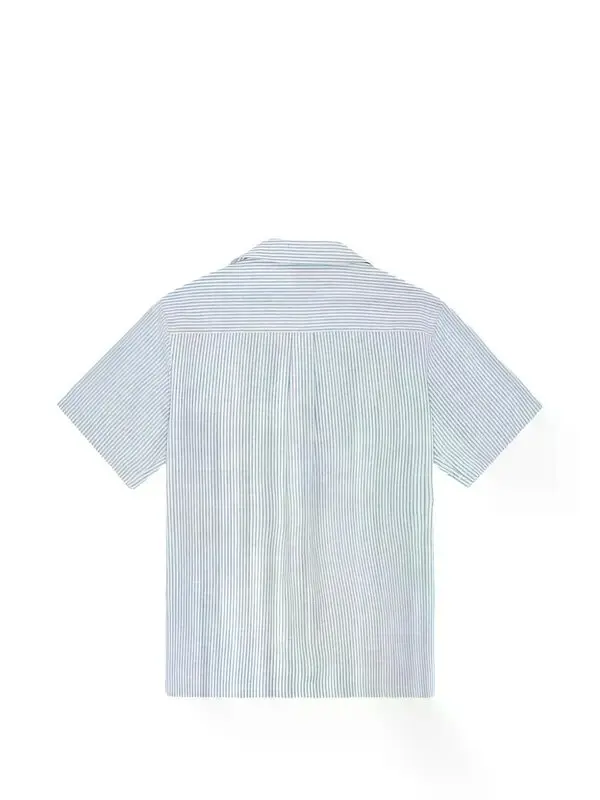 LES DEUX Lukas Striped Short-sleeve Shirt