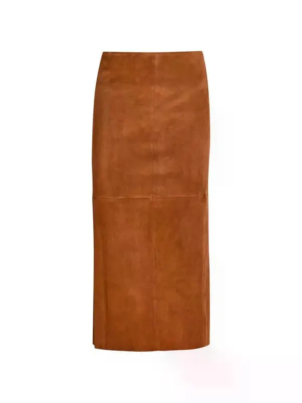 Stouls Winona Panelled Midi Skirt - Brown