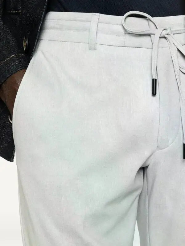 Karl Lagerfeld Drawstring Trousers - Grey