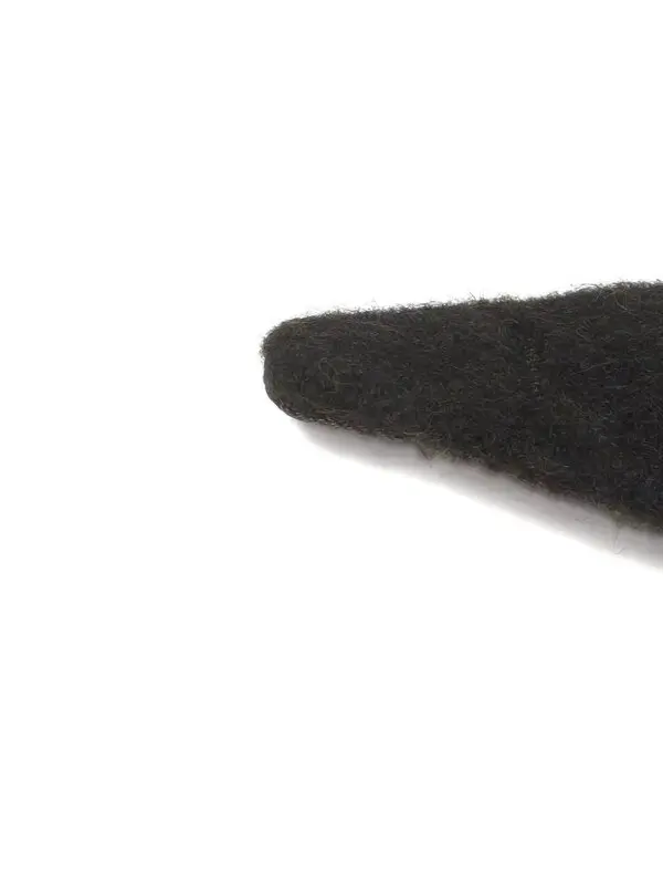RIER Fleece Trim Scarf - Black