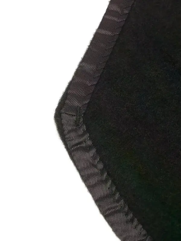 RIER Fleece Trim Scarf - Black