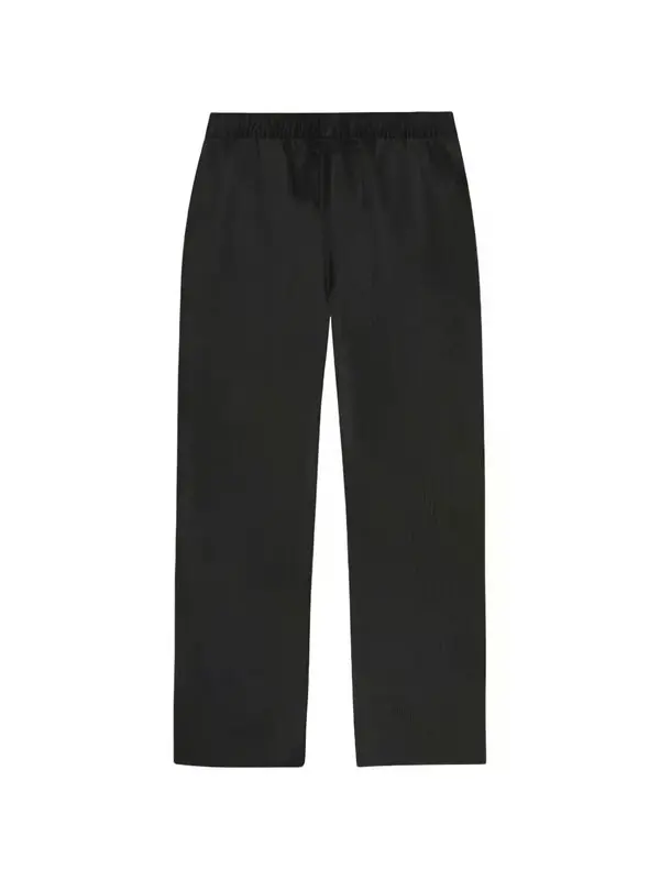LES DEUX Houston Plissé Trousers - Black