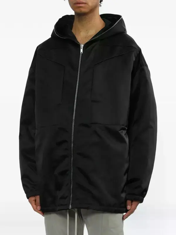 Rick Owens Hooded Zip-up Jacket