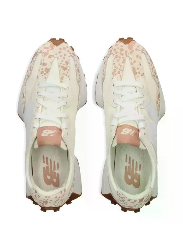 NEW BALANCE 327 Sneakers With Spot Print - Neutrals