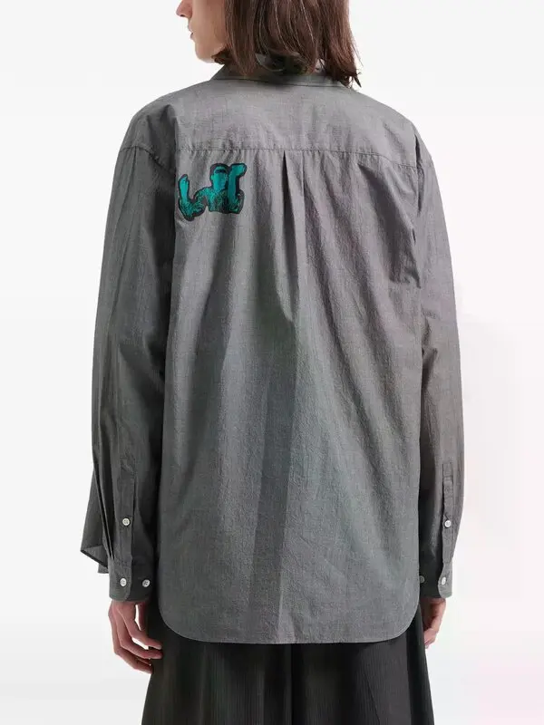 Undercover Patch-appliqué Pocket Shirt - Grey