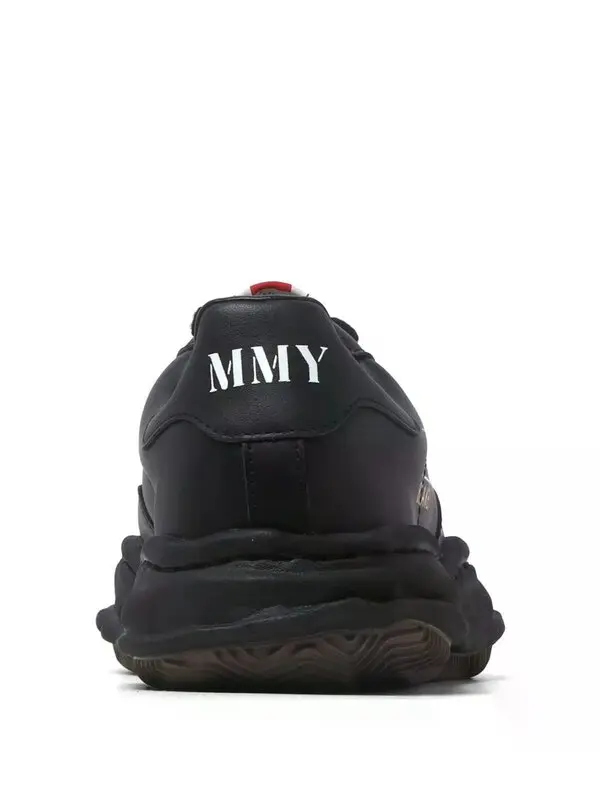 Mihara Yasuhiro Blakey Leather Sneakers - Black