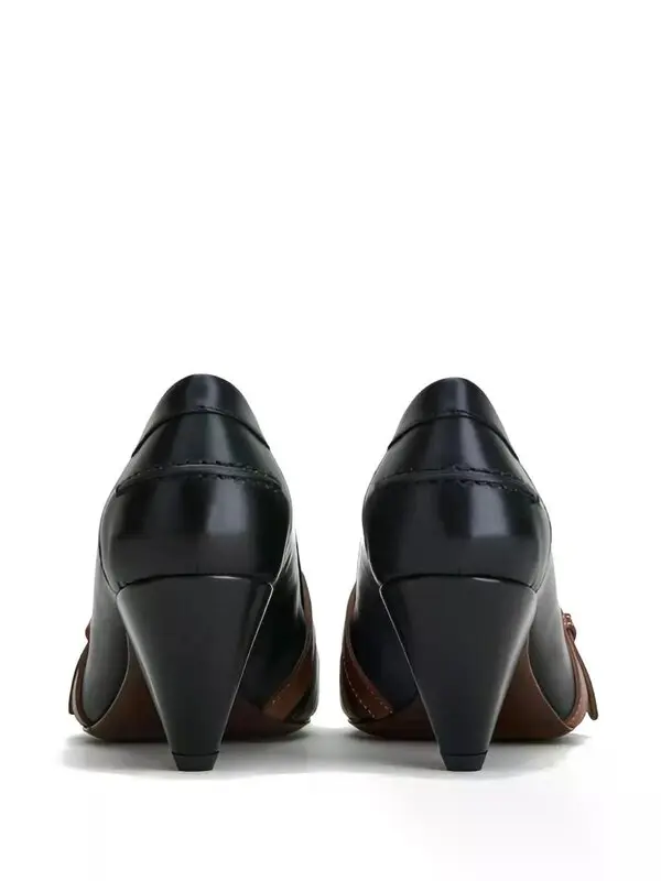 TOD'S Pointed Leather Pumps - Black