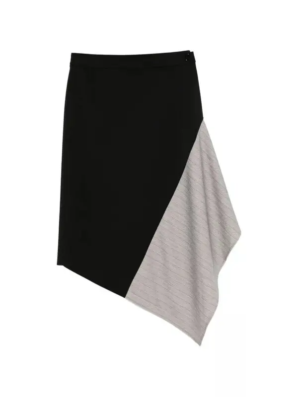 Patrizia Pepe Striped Panel A-line Skirt