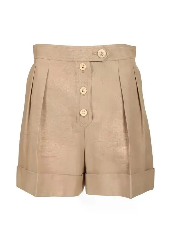 Valentino Garavani Cuffed Pleated Shorts