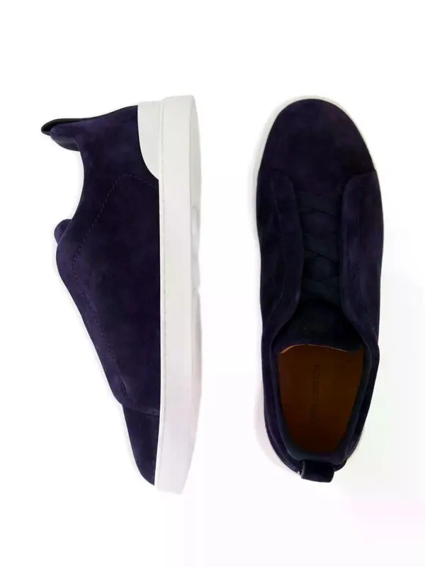 Zegna Triple Stitch Low-top Sneakers