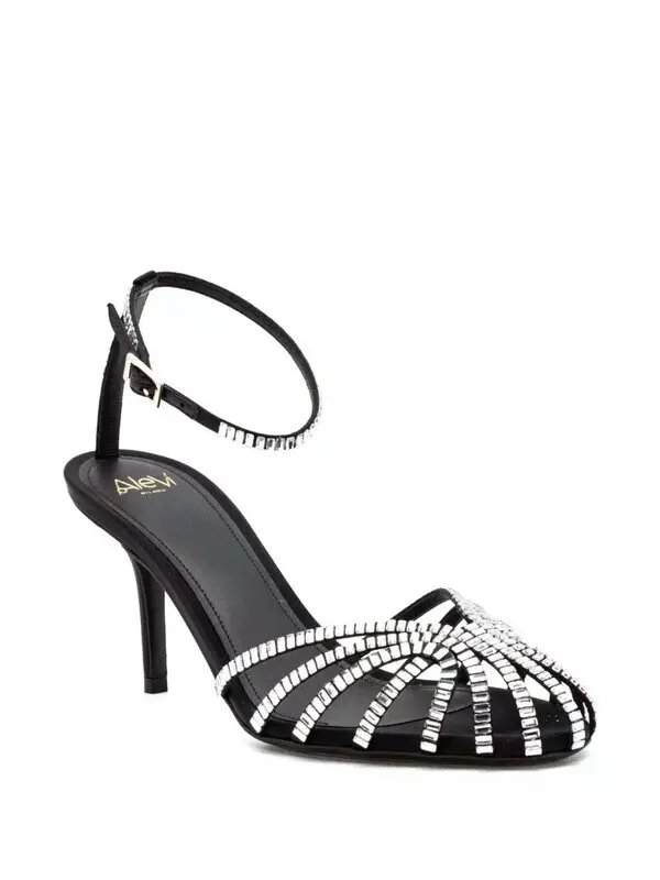 ALEVI MILANO Penelope Embellished Sandals - Black