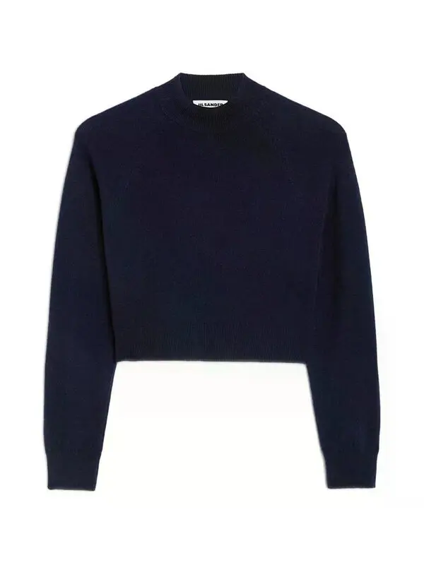 JIL SANDER Cropped Long Sleeve Sweater