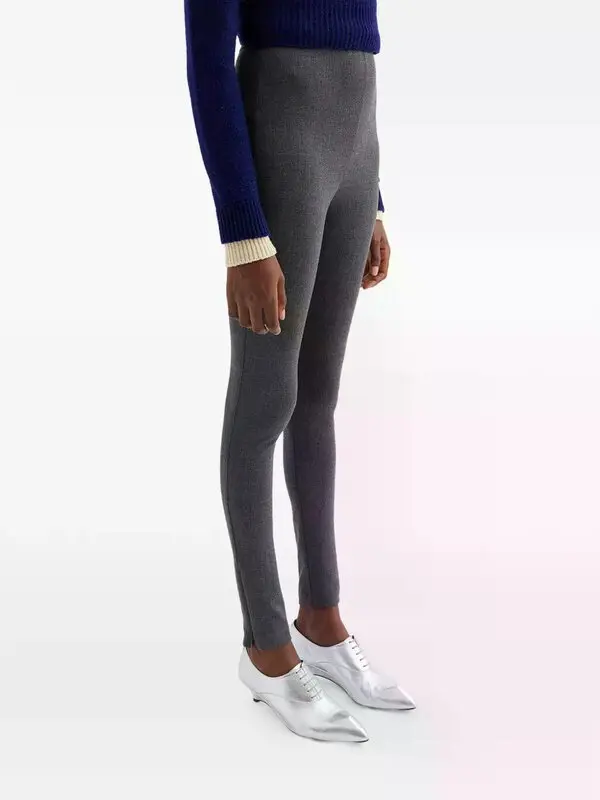 JIL SANDER Stretch Leggings - Grey