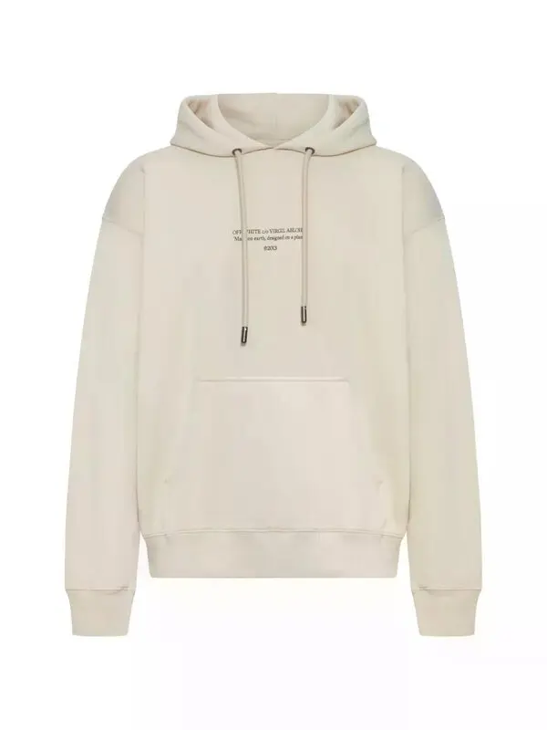 Off-White Hooded Sweatshirt - Neutrals