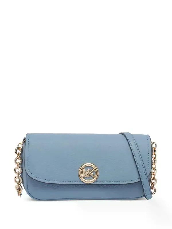 Michael Kors Logo-plaque Shoulder Bag - Blue