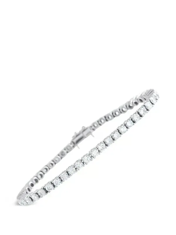 LB EXCLUSIVE 18k White Gold 6.35 Ct. Diamond Tennis Bracelet - Silver