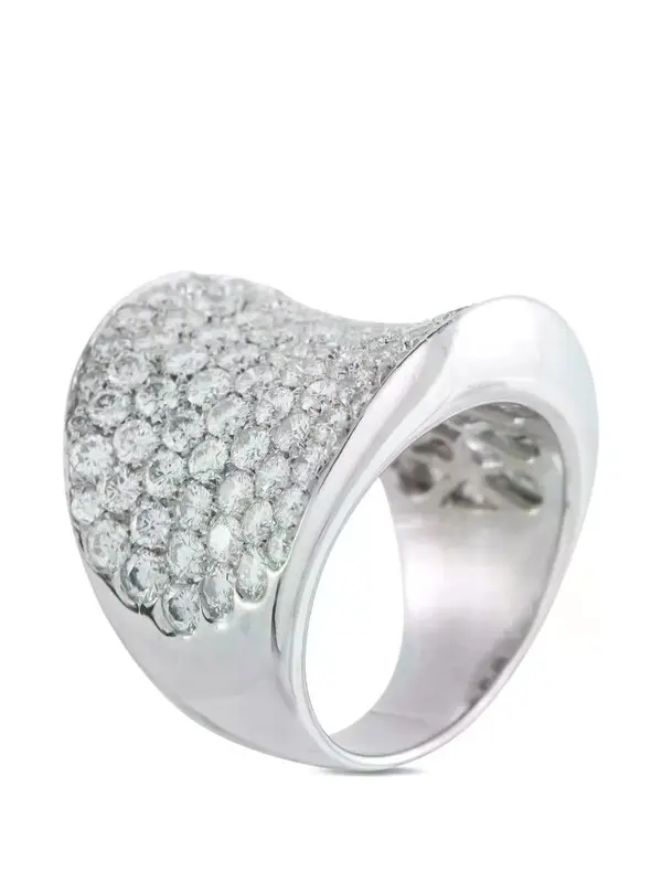 LB EXCLUSIVE Diamond And White Gold Ring