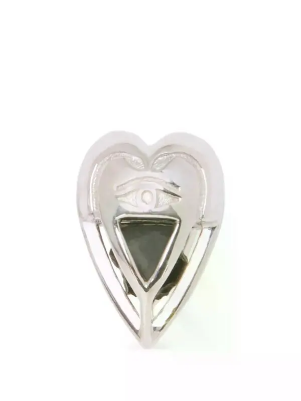CAPSULE ELEVEN Heart-shape Stud Earring - Silver