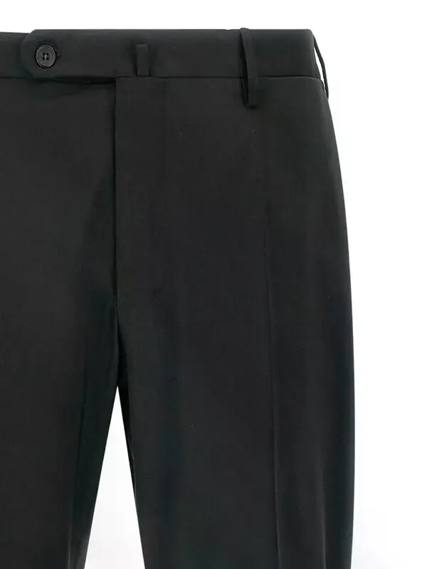 Incotex Pleat-detail Tailored Trousers - Black
