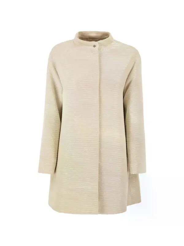 Herno Single-breasted Coat - Neutrals
