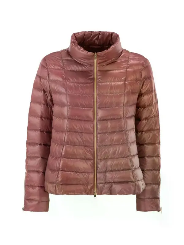 Herno Zip-up Quilted Jacket - Pink