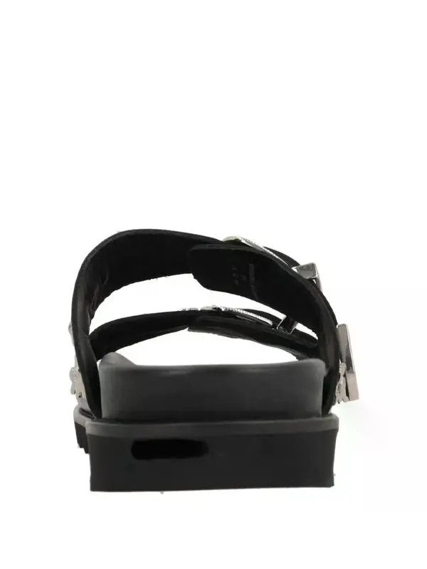 TOGA VIRILIS Studded Buckle-strap Leather Sandals