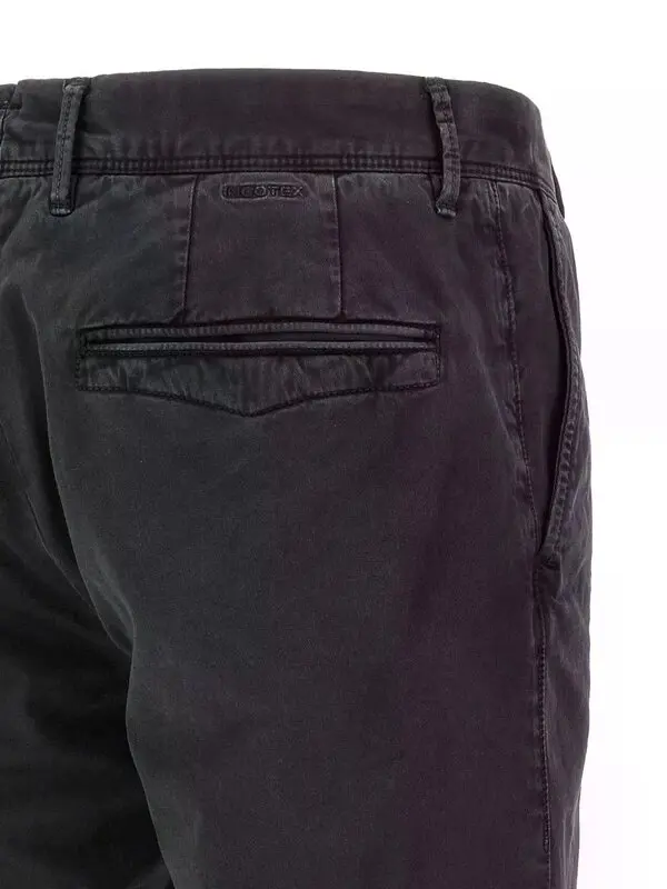 Incotex Slim-cut Chino Trousers - Black
