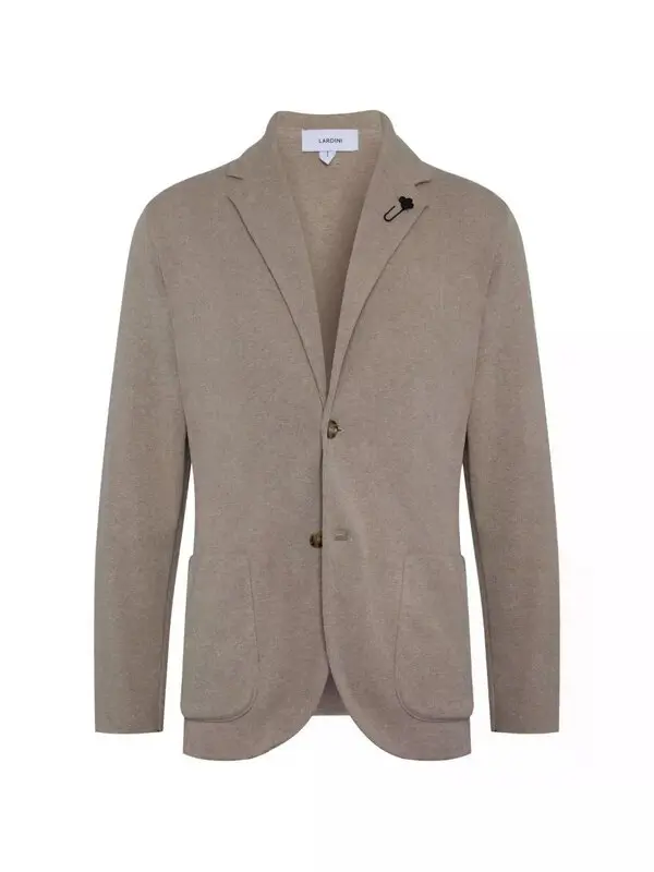 LARDINI Single-breasted Blazer - Neutrals