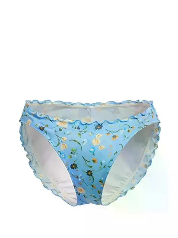 Seafolly Floral-print Bikini - Blue