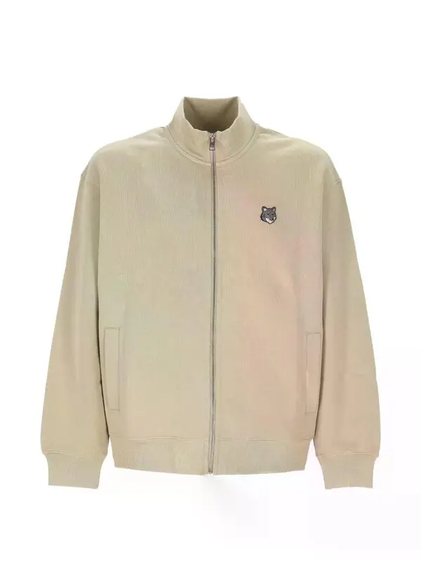 Maison Kitsuné Fox Patch Zip-up Sweater