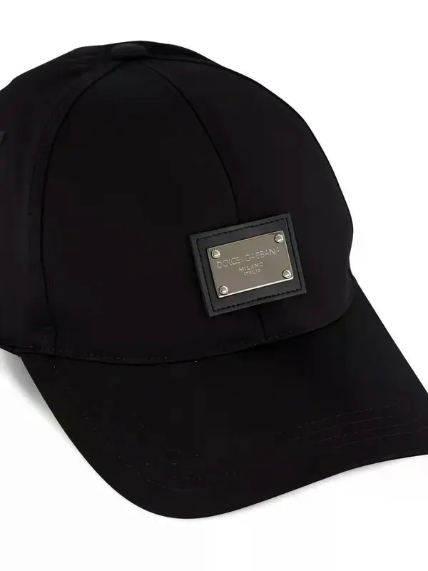 Dolce & Gabbana Cotton Baseball Cap With Logo Tag