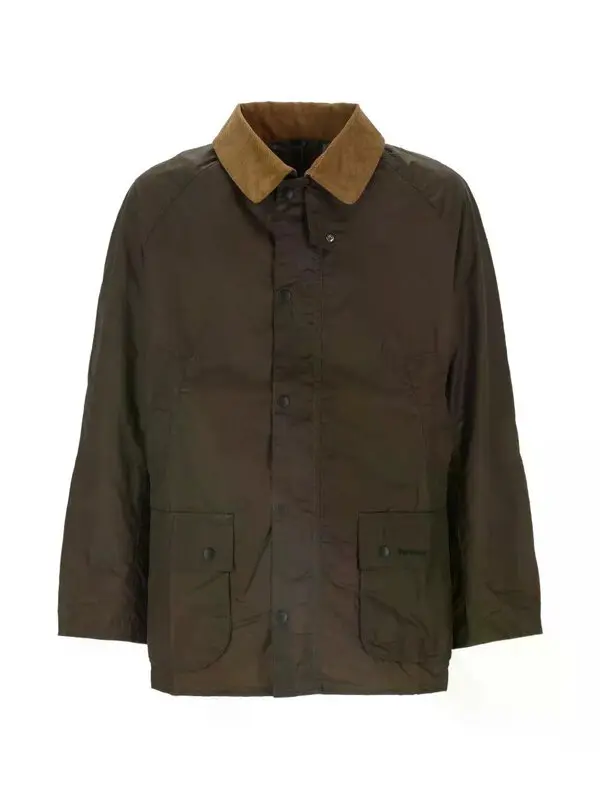 Barbour Parka With Corduroy Collar - Brown