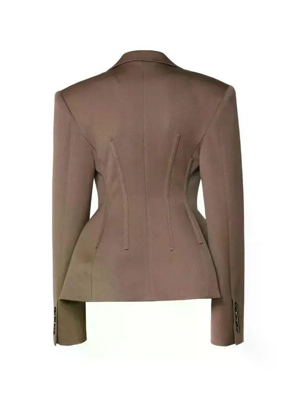 Stella McCartney Notched-lapel Single-breasted Blazer - Brown