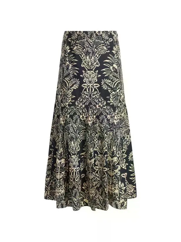 Ulla Johnson Clarisse Floral Midi Skirt